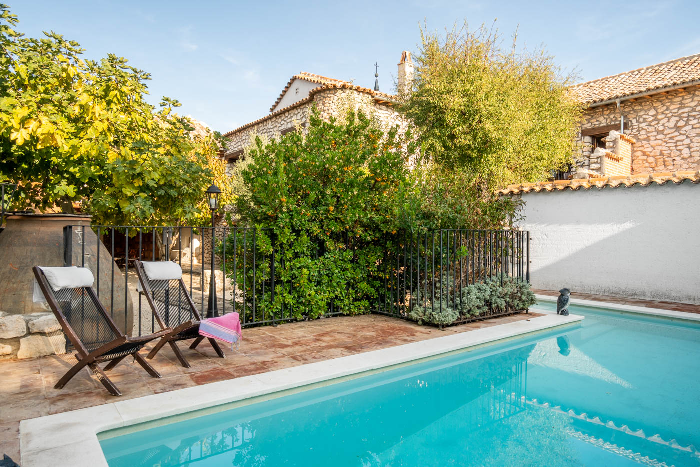 Large luxury villa rental with pool in Madrid, Spain