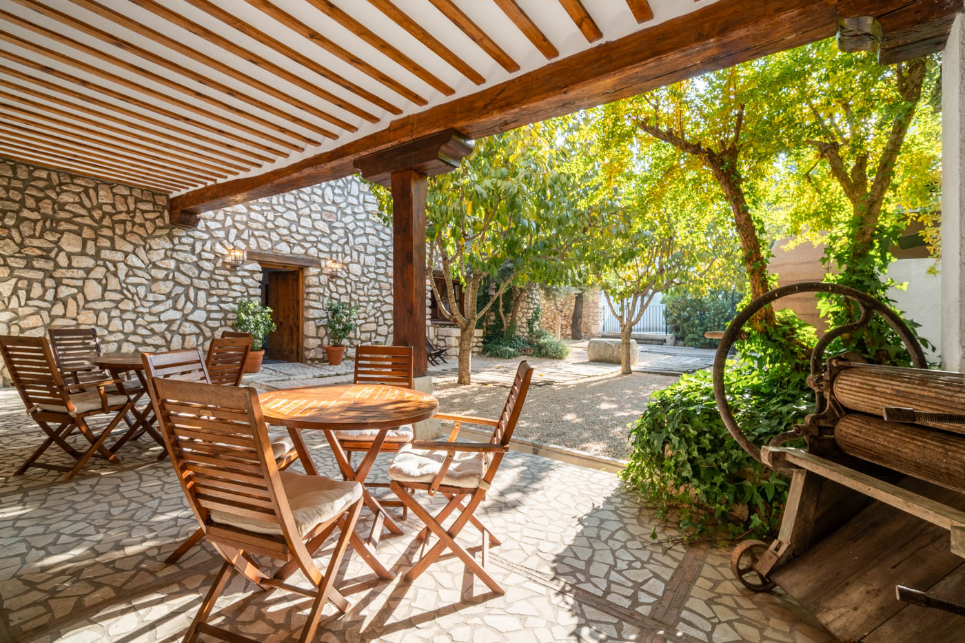 Large luxury villa rental with pool in Madrid, Spain