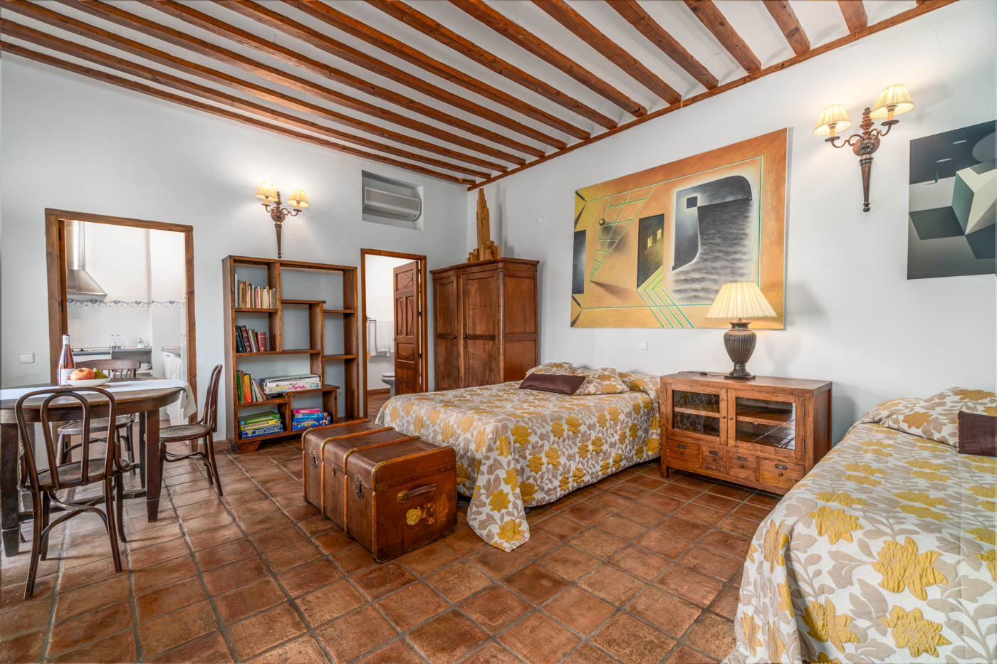 Large luxury villa rental with pool in Madrid, Spain